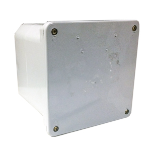 6 X 6 X 6 Inch PVC Junction Box Screw Cover with Out Hubs