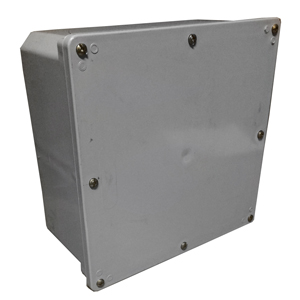 12 X 12 X 6 Inch PVC Junction Box Screw Cover with Out Hubs