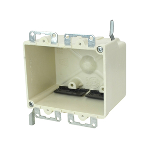 Allied Moulded 9312-EWK, 2-Gang 28 Cubic Inch Fiberglass Old Work Box 2 ...