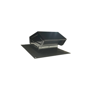 Nutone Broan 636 Steel Roof Cap for 3 Inch or 4 Inch Round Duct Black 3 ...