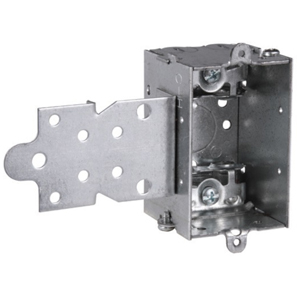 Crouse-Hinds TP123, 1-Gang, Gangable Steel Switch Box 10.0 Cubic Inch ...