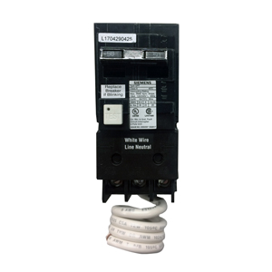 Siemens QF250A 50 Amp Double Pole GFCI Plug-In Ground Fault Circuit ...