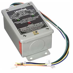 Leviton 32120-1 1-Phase TVSS 120/240 Volt AC Surge Panel Decora Home ...