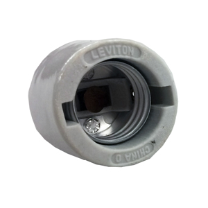 Leviton 2005 Medium Base 1 Piece Porcelain Socket Adapters & Extension ...