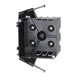 4" Square 20.5Cu. New Work Box With Nails