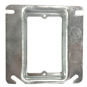 Crouse-Hinds TP484, 4 Inch Square 1-Device 1/2 Inch Raised Steel ...