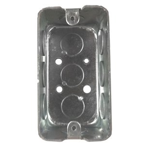 Crouse-Hinds TP594, Steel Handy Box 1-7/8_ Deep 13.0 Cubic Inch with 1/ ...