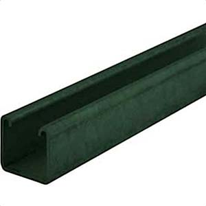 1-5/8 Inch 12 Gauge 1-5/8 x 1-5/8 Solid Green Strut 20 ft Length