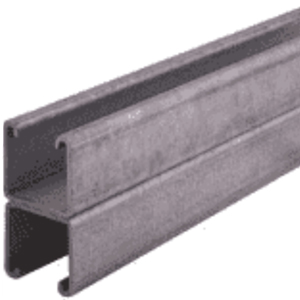 1-5/8 Inch 12 Gauge 1-5/8 x 1-5/8 Galvanized Strut 1-5/8 Inch x 3-1/4 ...