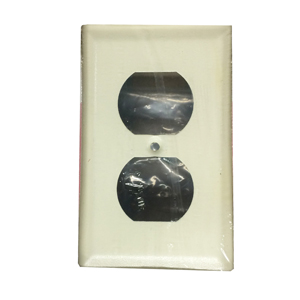 Wiremold V3043BE 3000 Series Steel Single-Channel Duplex Receptacle ...