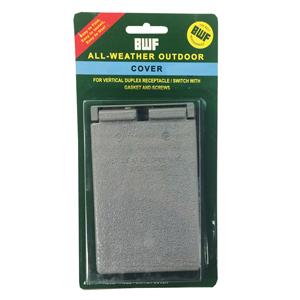 BWF 4161-1 1 Gang DC WP Vertical Cover For Duplex Receptacle Switch ...