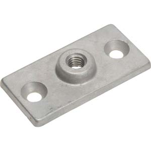 1/2 Inch Threaded Rod Ceiling Flange Plated