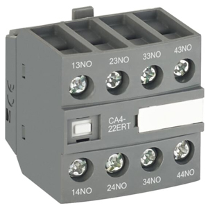 ABB CA4-22MRT Auxiliary Contactor, 2NO-2NC, 10 Amp 600VAC