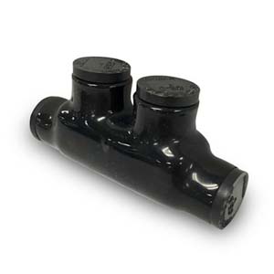 Penn Union IISRB250 #250MCM-6 AWG Insulated In-Line Aluminum Black ...