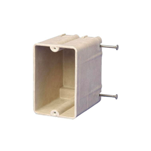 Allied Moulded 9327-N, 1-Gang 20.5 Cubic Inch, Fiberglass, New Work Box ...
