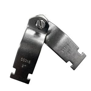 2 Inch Rigid, 304 Stainless Steel Strut Strap