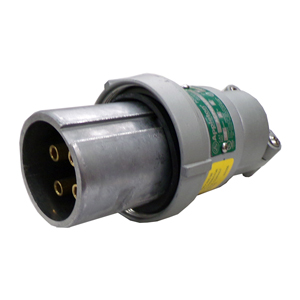 Appleton ACP6044BC, 4-Pole 4-Wire, 60 Amp 600VAC/250VDC Powertite Plug ...