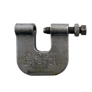 3/8 Inch Plated C-Clamp Threaded Rod Hanger