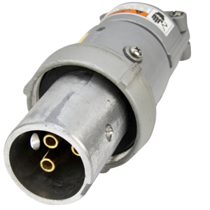 Appleton ACP6023BC, 2-Pole 3-Wire, 60 Amp 600VAC/250VDC Powertite Plug ...