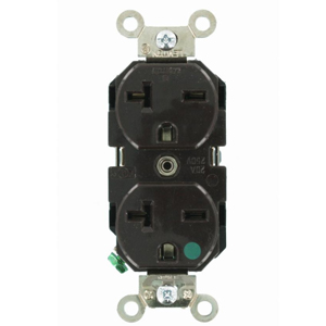 Pass & Seymour CR20, 2-Pole 3-Wire 20 Amp 125 Volt Commercial ...