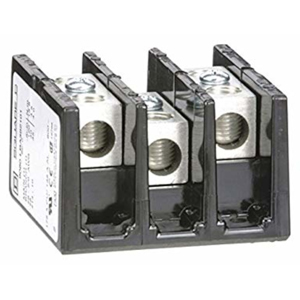 Mersen MPDB66653, Distribution Block Copper Intermediate 600 VAC 3-POLE 310A Line (1) 350MCM-6 ...