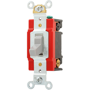 Eaton Cooper Wiring Devices AH1224GY 4-Way 20Amp Toggle Switch 120/277 ...